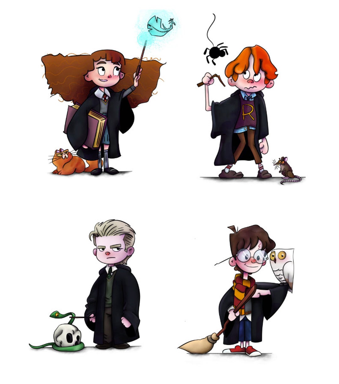 Wizard Friends Prints (set of 4) 8X10 EDITABLE in TEMPLETT [id:23451366 ...