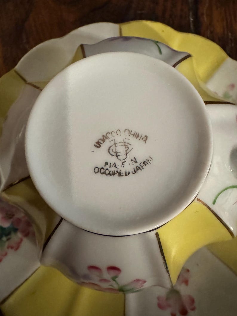 Antique Made in Occupied Japan Cup and Saucer. - Etsy