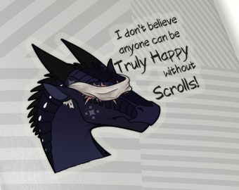 Wings of Fire Sticker Tsunami Sticker Wings of Fire WOF - Etsy