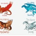 Wings of Fire Sticker Sheet, Wings of Fire Stickers, Mudwing Sticker ...