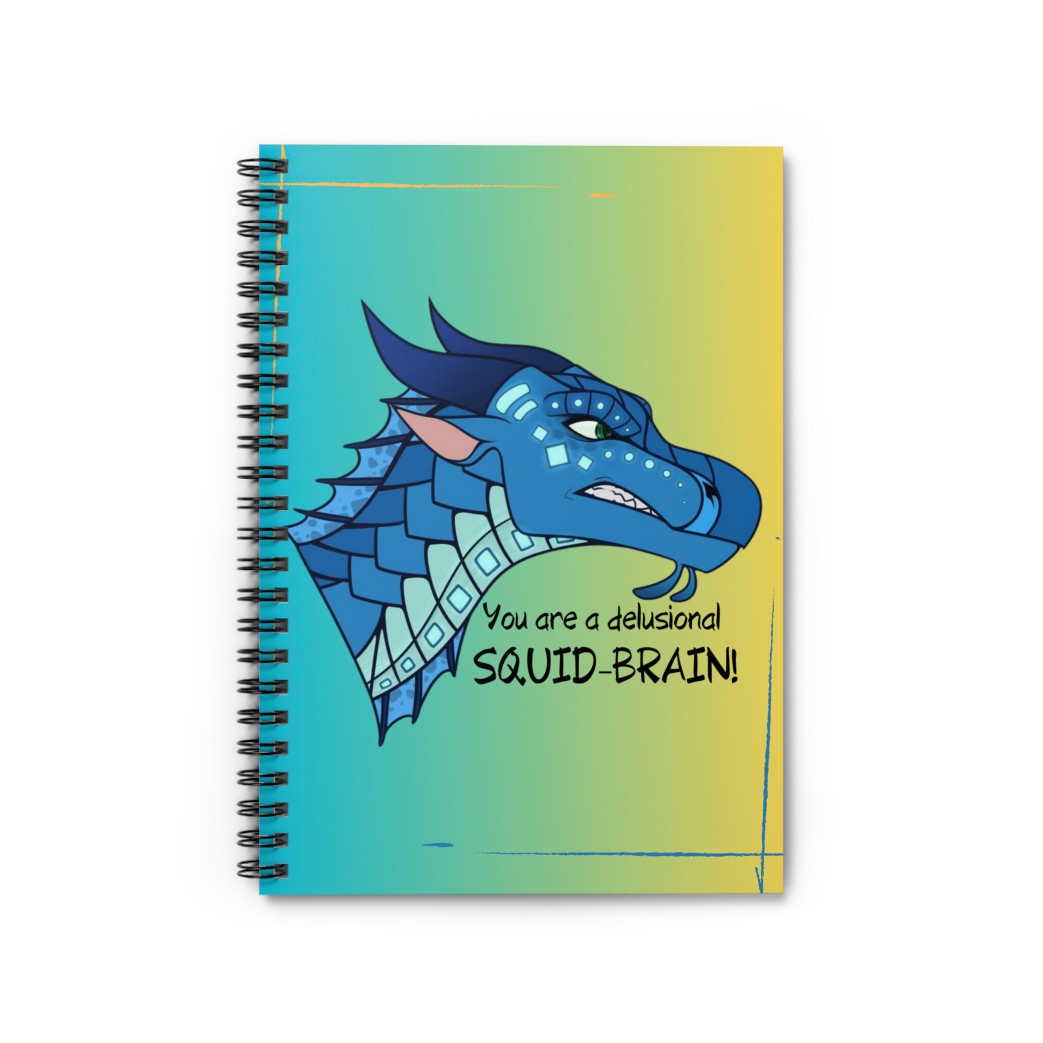 Wings of Fire Tsunami Spiral Ruled Notebook, Wings of Fire, Tsunami ...