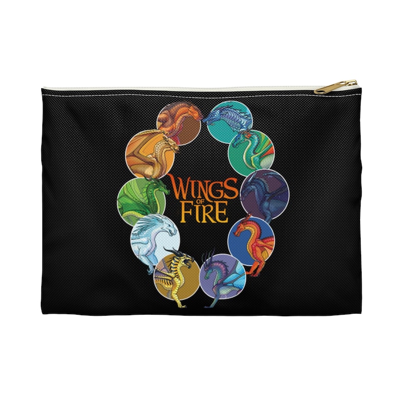 Wings of Fire All Dragons Together Pencil Case, Glory, Tsunami, Peril ...