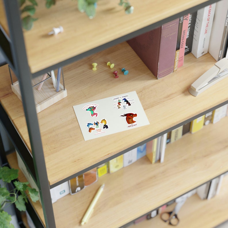 Wings of Fire Sticker Sheet, Glory Sticker, Wings of Fire Stickers, WOF ...