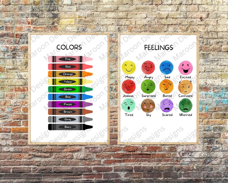 Educational Posters Printables, 12 Homeschool Prints, Alphabet Poster ...