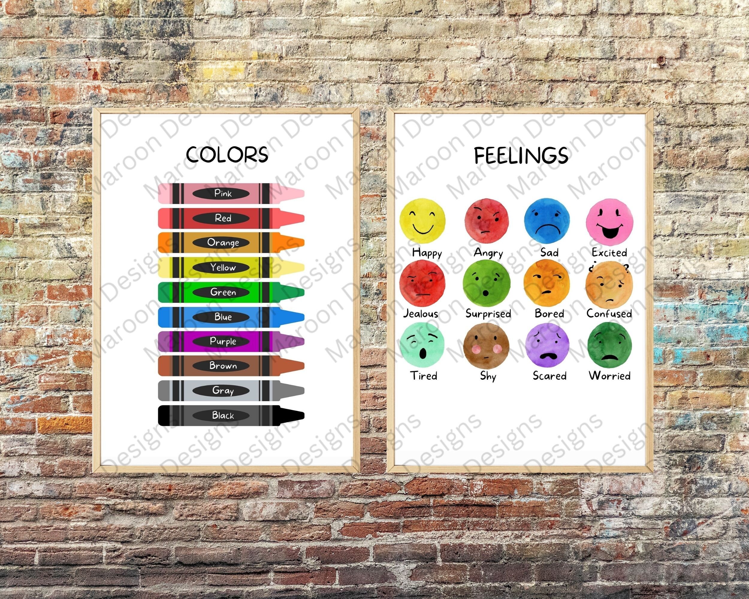 Educational Posters Printables, 12 Homeschool Prints, Alphabet Poster ...