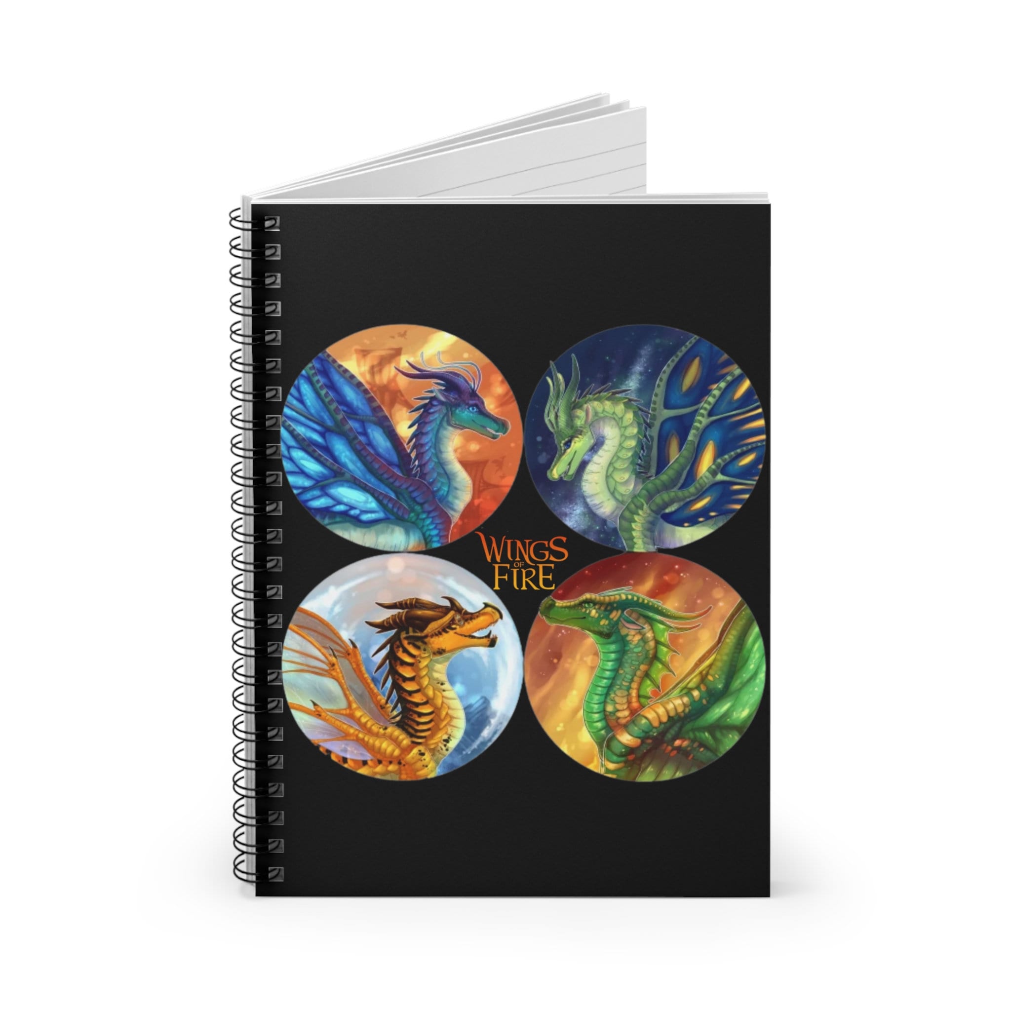 Wings of Fire Spiral Ruled Notebook, Wings of Fire, Lost Continent ...
