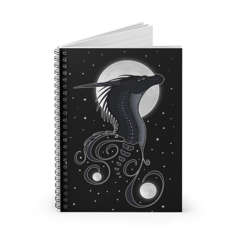Wings of Fire Darkstalker Spiral Ruled Notebook, Wings of Fire ...
