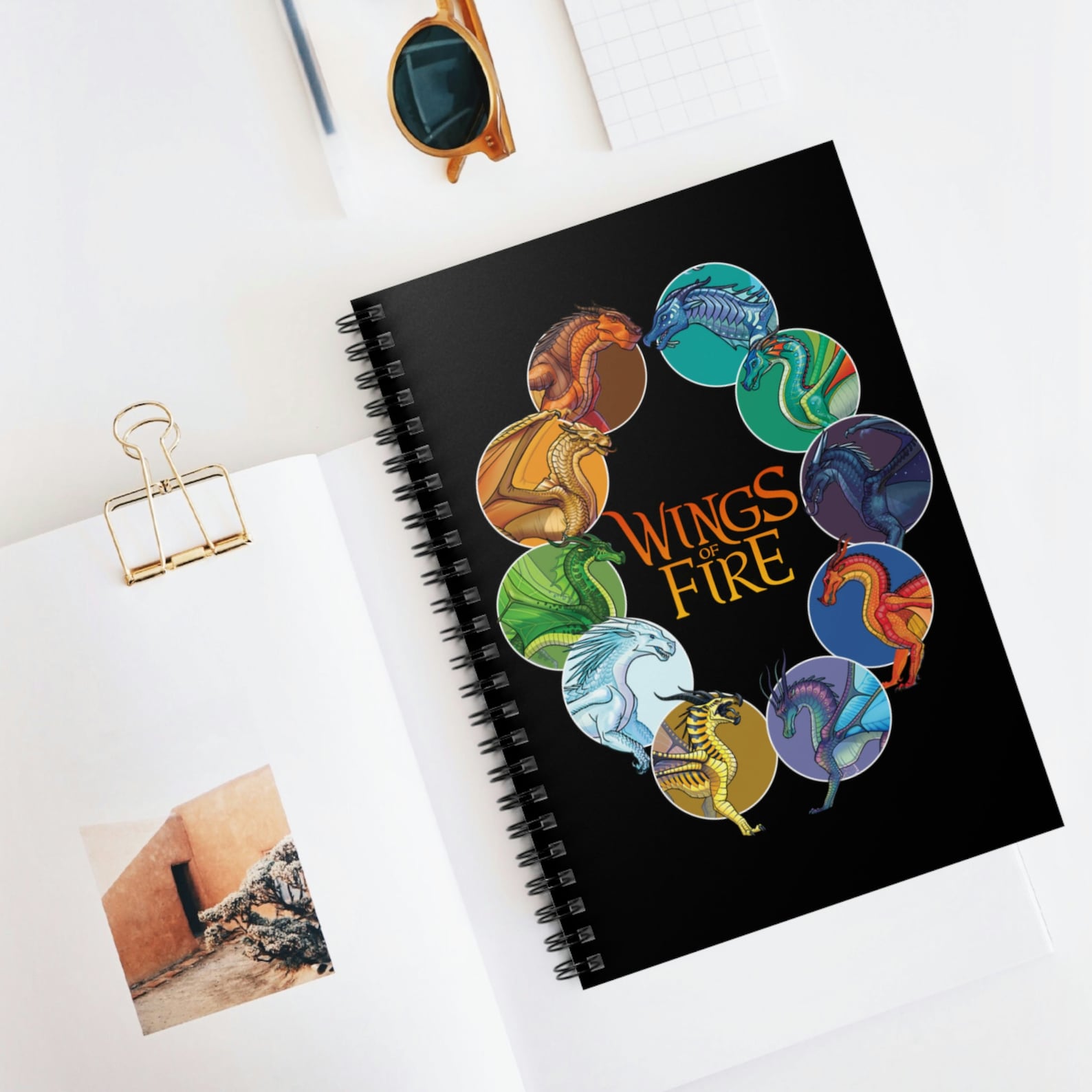 Wings of Fire All Dragons Together, Glory, Tsunami, Peril, Clay ...