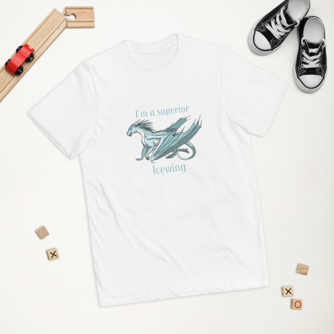 Wings of Fire Youth Jersey T-shirt, Superior Icewing, I'm a Superior ...