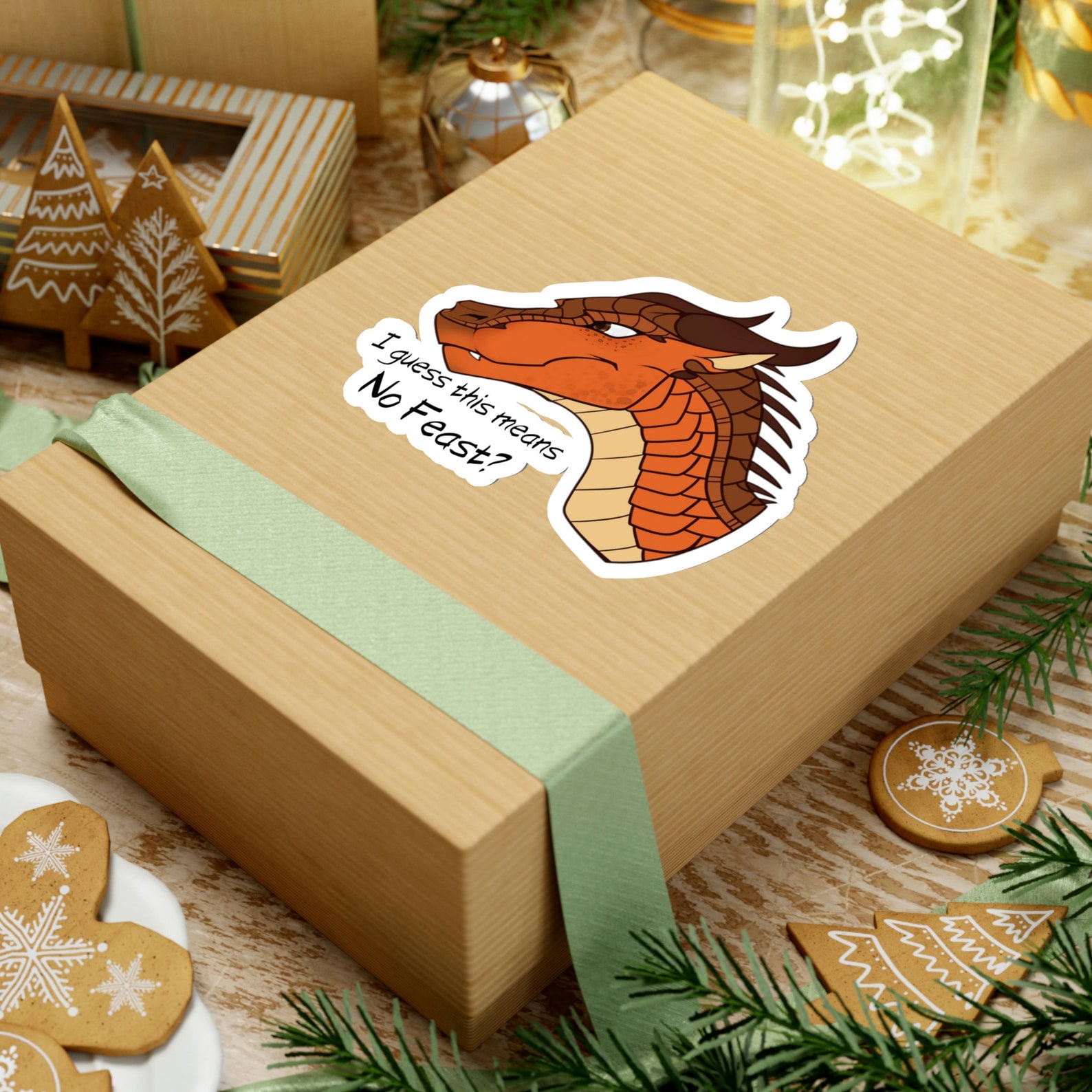 Wings of Fire Sticker, Clay Sticker, Wings of Fire, WOF, I Guess This ...