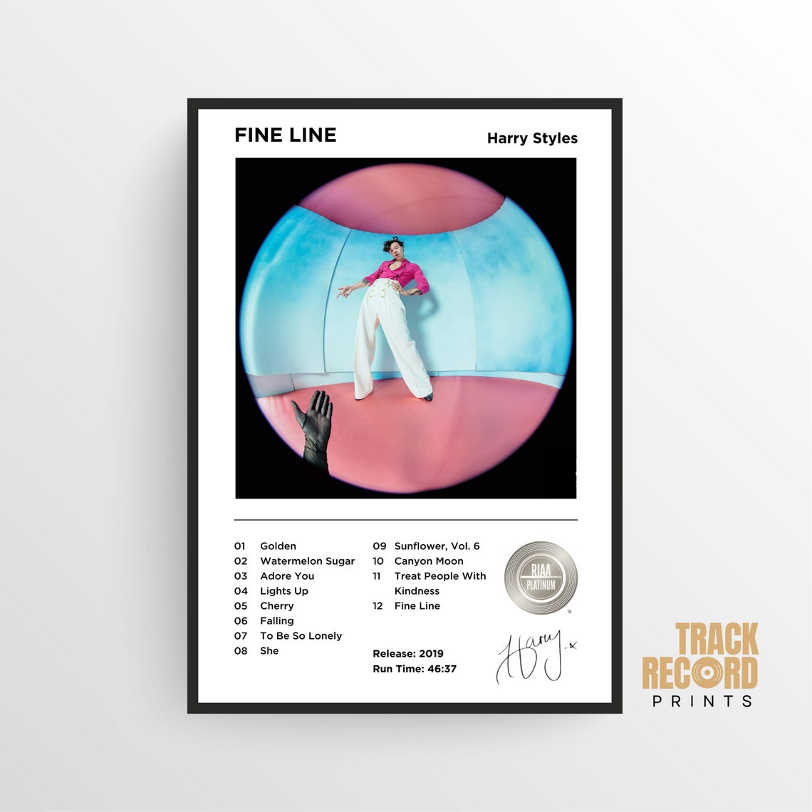 Harry Styles Fine Line Album Cover Poster Print High-quality Art ...