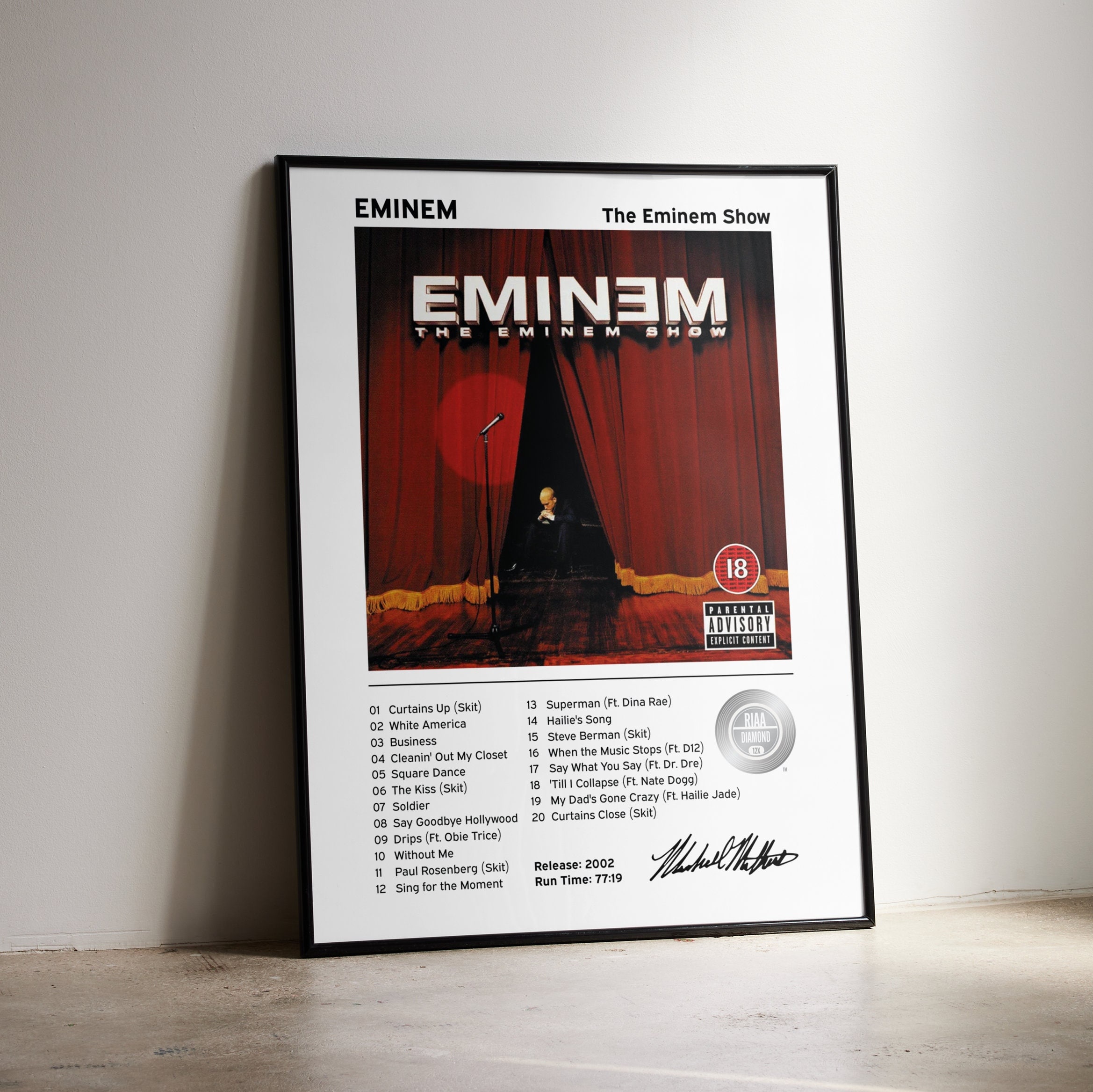 Eminem | The Eminem Show | Album Cover Poster Designed & Sold By Daisy