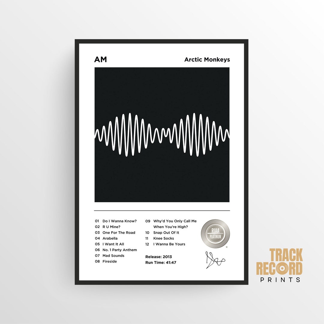 Arctic Monkeys AM Album Poster Print Wall Art Decor Music - Etsy UK