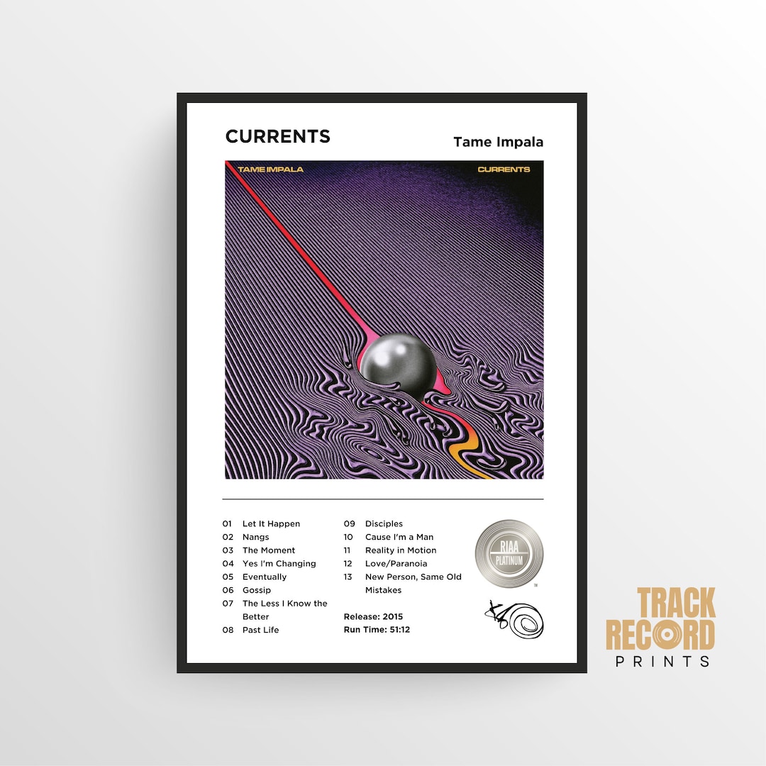 CURRENTS Tame Impala Album Cover Poster Print High-quality Art ...