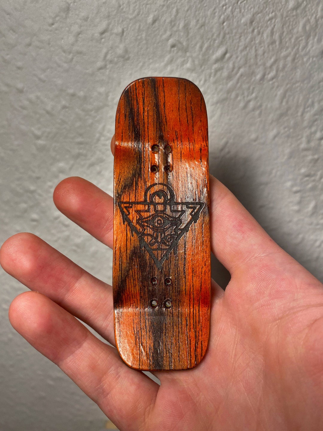 FULLY ENGRAVED Fingerboard Deck Unique Engraved Pro - Etsy