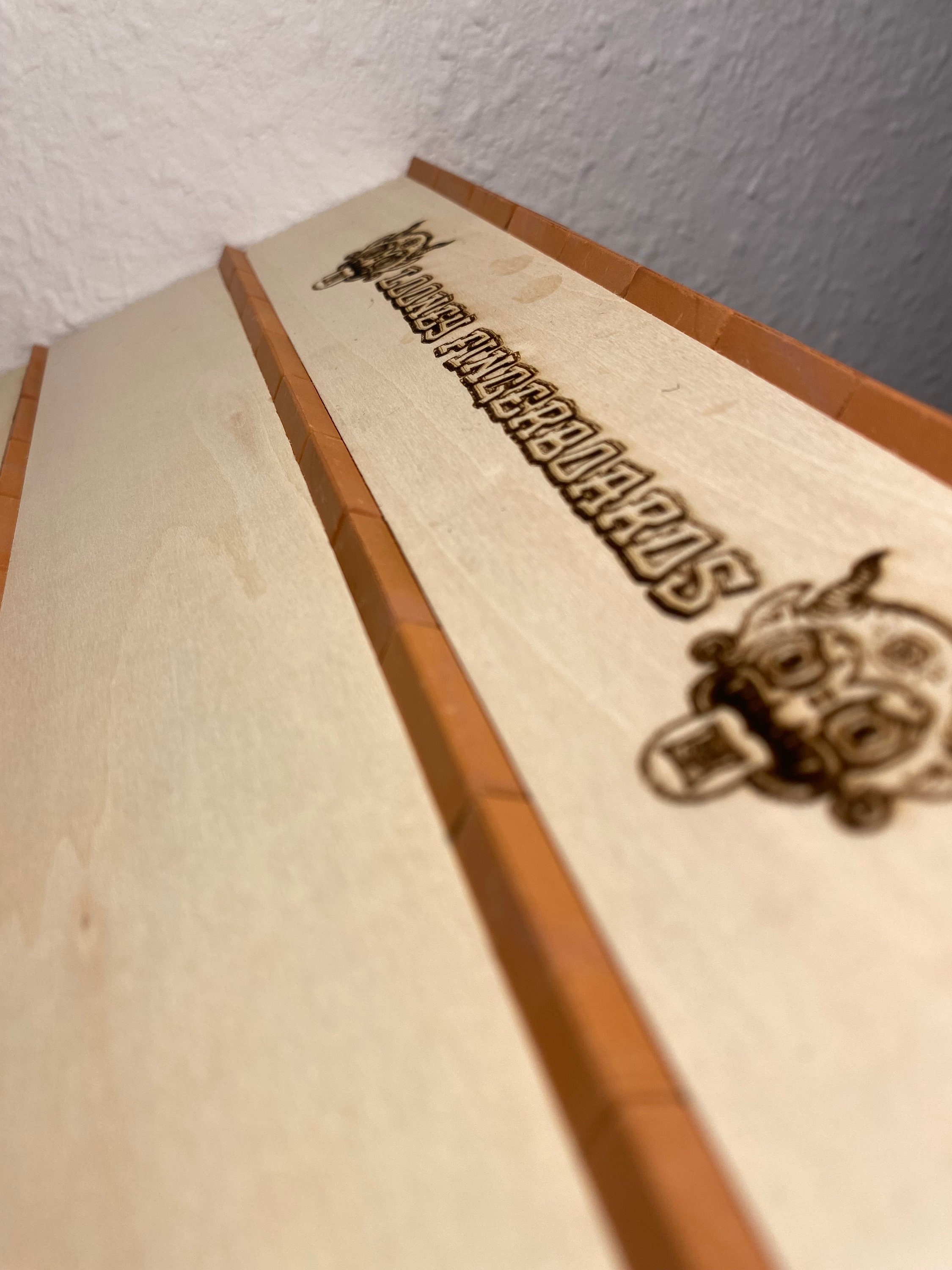 Wooden Fingerboard Real Brick Bank Ramp Finger Skateboard - Etsy