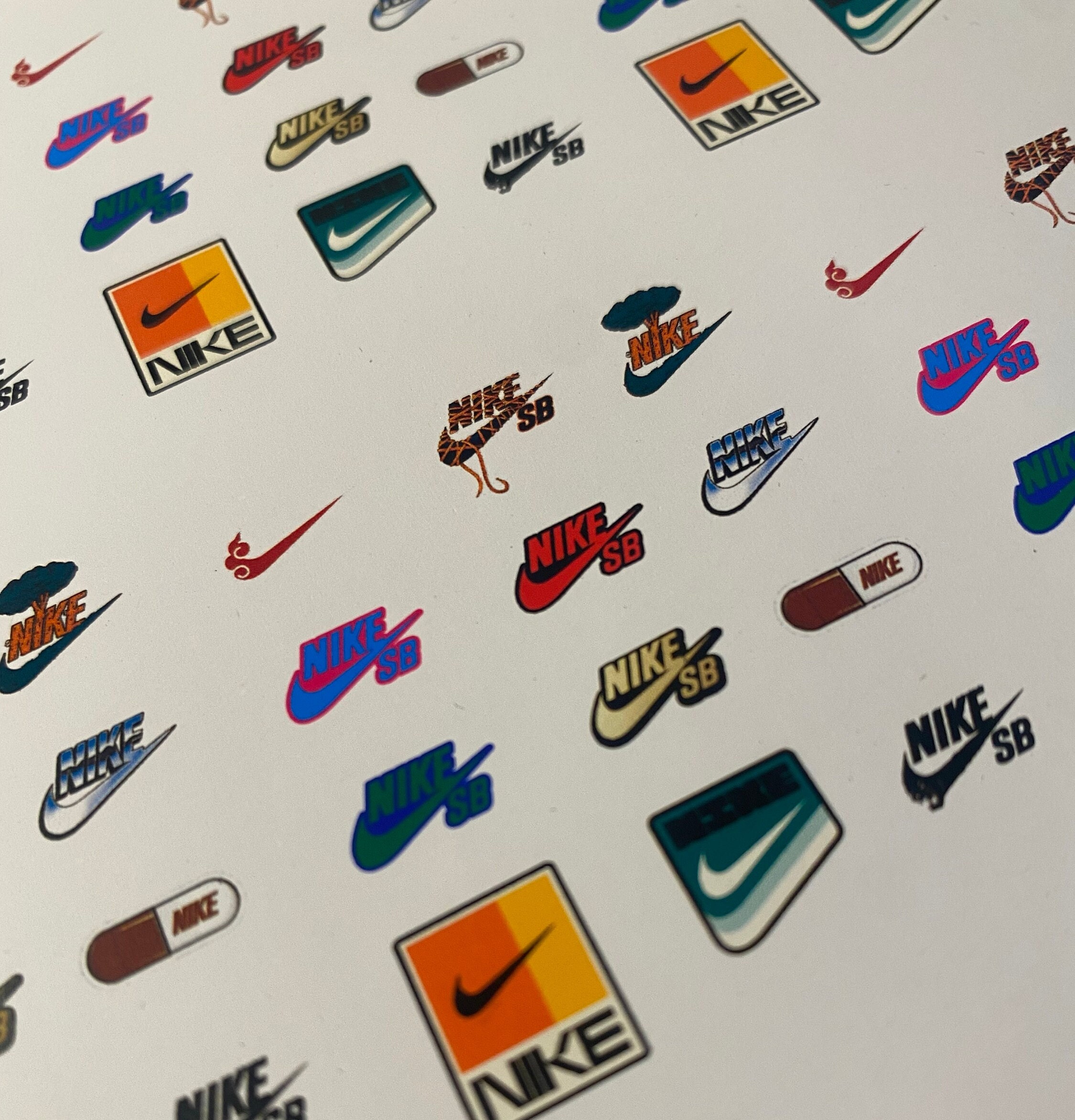 Nike SB Stickers, Miniature Decals for Fingerboards, Mini Finger ...
