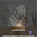 3d Led Lamp Drawing Files, 3d, Lamp, Love, Skull, Digital Download ...