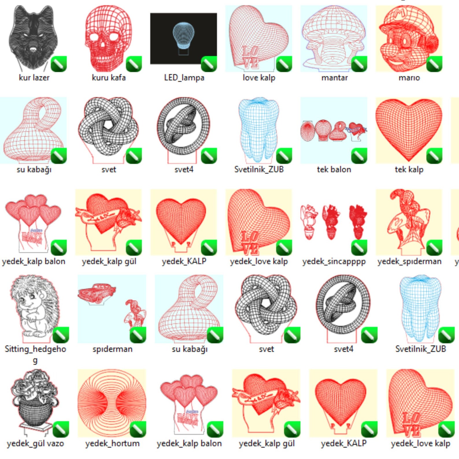 3d Led Lamp Drawing Files, 3d, Lamp, Love, Skull, Digital Download ...