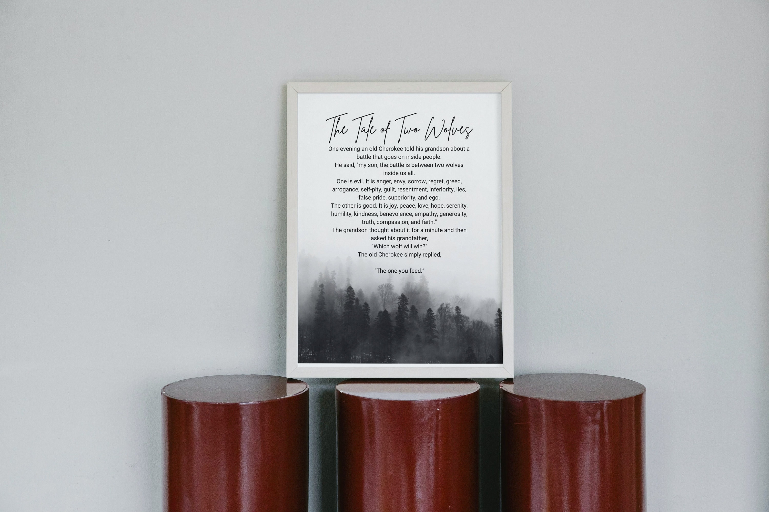 The Tale of Two Wolves, the One You Feed, Inspirational Story, Teacher ...