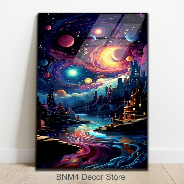Galaxy Wall Art - Etsy
