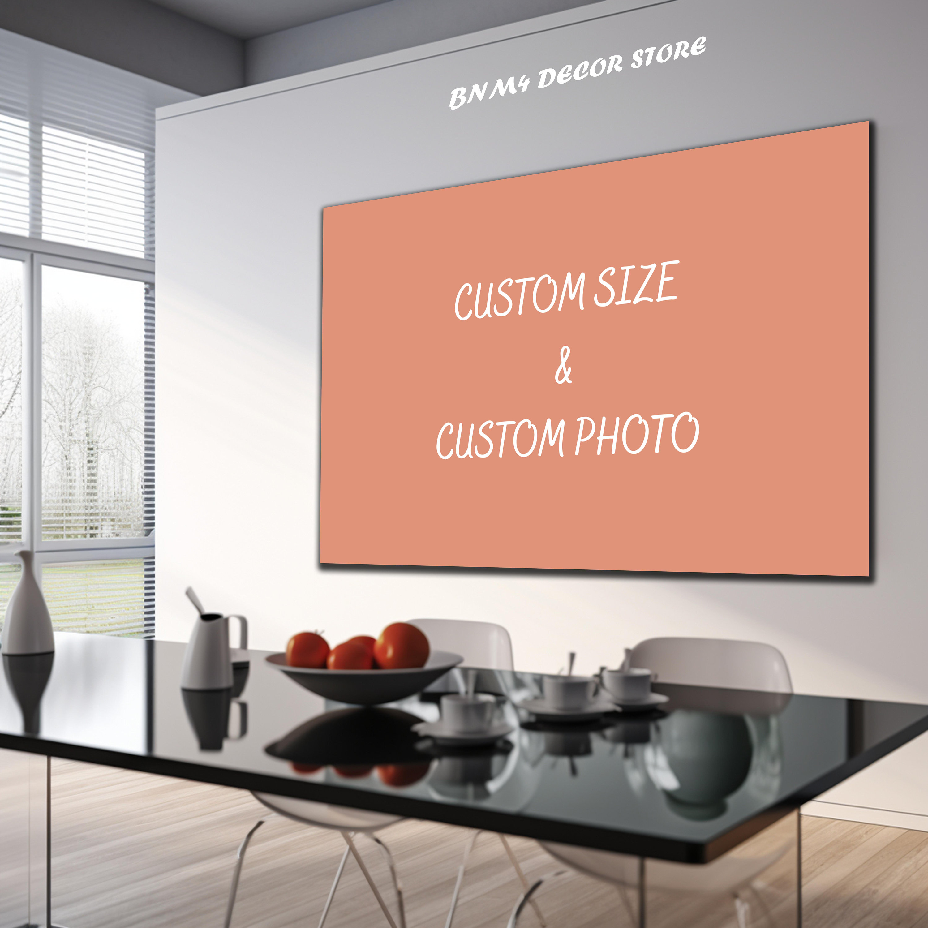 Custom Tempered Glass Wall Decor | Personalized Glass Print | Custom ...