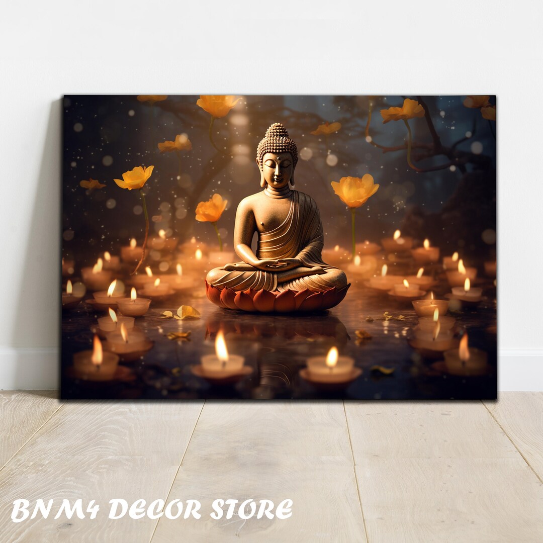 Tempered Glass Buddha Wall Art| Hindu Wall Art| Housewarming Gifts ...