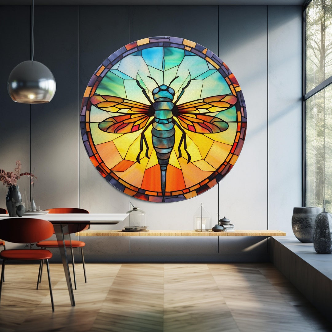 Tempered Glass Firefly Wall Art | Firefly Glass Printing | Circle Glass ...