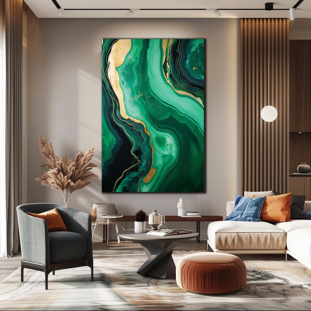 Glamorous Abstract Tempered Glass | Mega Size Glass Wall Art | Glass ...