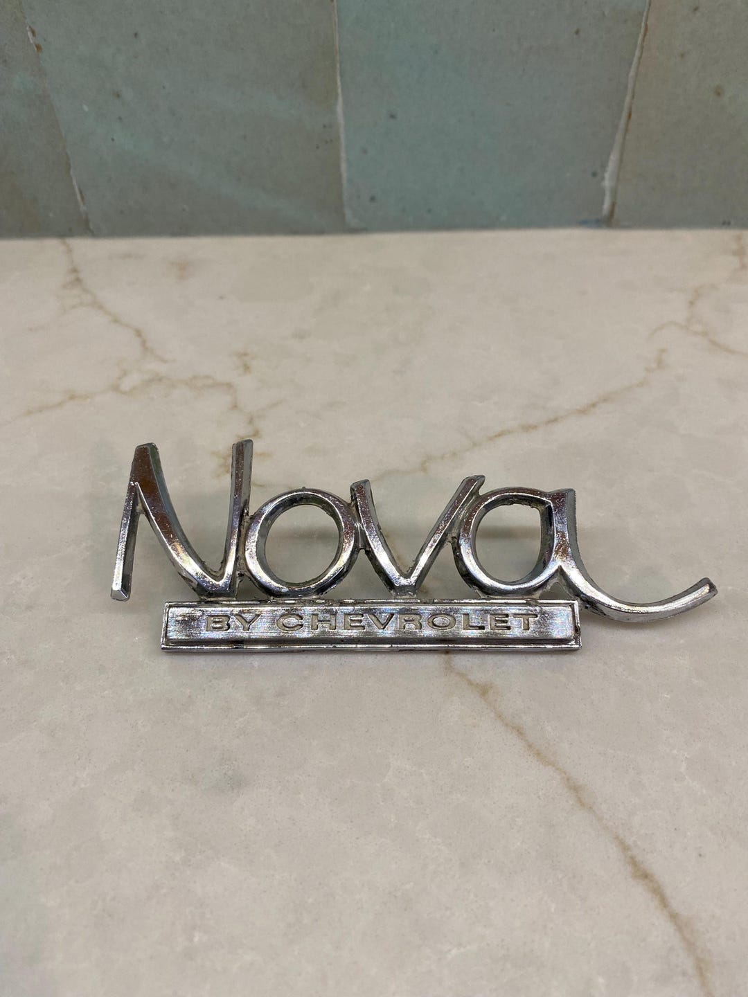 1972 Chevrolet Nova Emblem/badge Original Chrome - Etsy