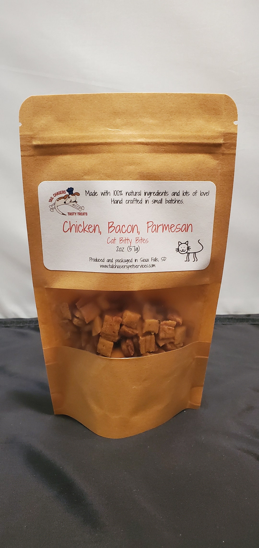 Chicken Bacon Parmesan Cat Treat. Homemade in Small Batches. All ...