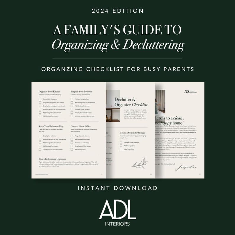 Home Organizing & Decluttering Guide Simple DIY Organization Tips ...