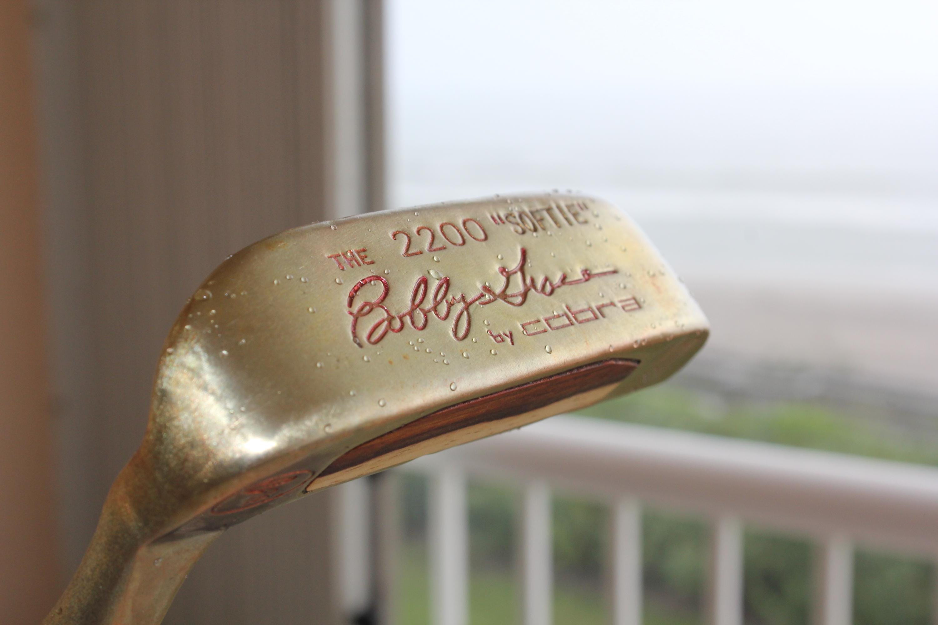 Custom Cobra Bobby Grace Designed Model 2200 'softie; 35" Copper Putter, Cocobolo Face, .5mm ...