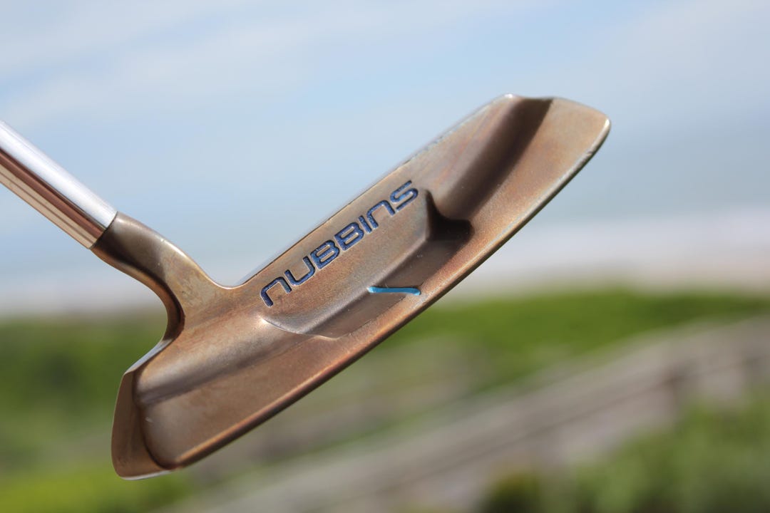 Custom Taylormade B5s Nubbins 34", Zebrawood Putter Face, .5mm Leather ...