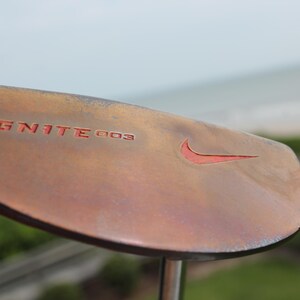 Custom Nike Ignite 003, 35 Putter, Black Palm Face, .5mm Leather Wrap ...