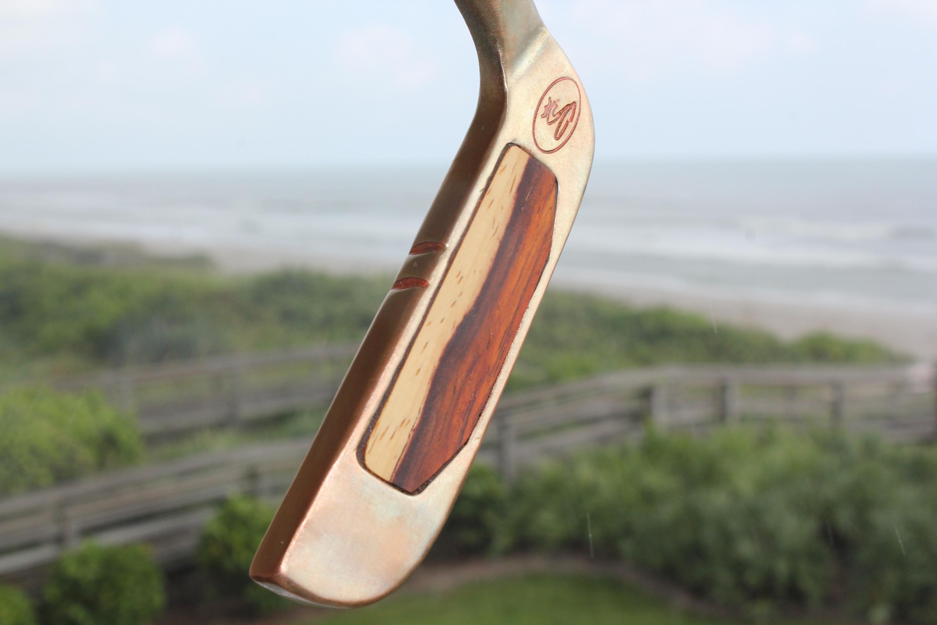 Custom Cobra Bobby Grace Designed Model 2200 'softie; 35" Copper Putter, Cocobolo Face, .5mm ...