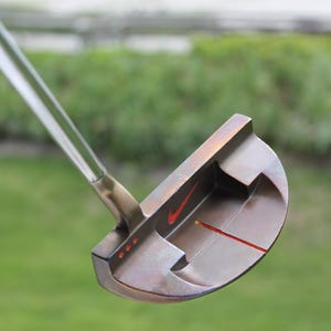 Custom Nike Ignite 003, 35 Putter, Black Palm Face, .5mm Leather Wrap ...