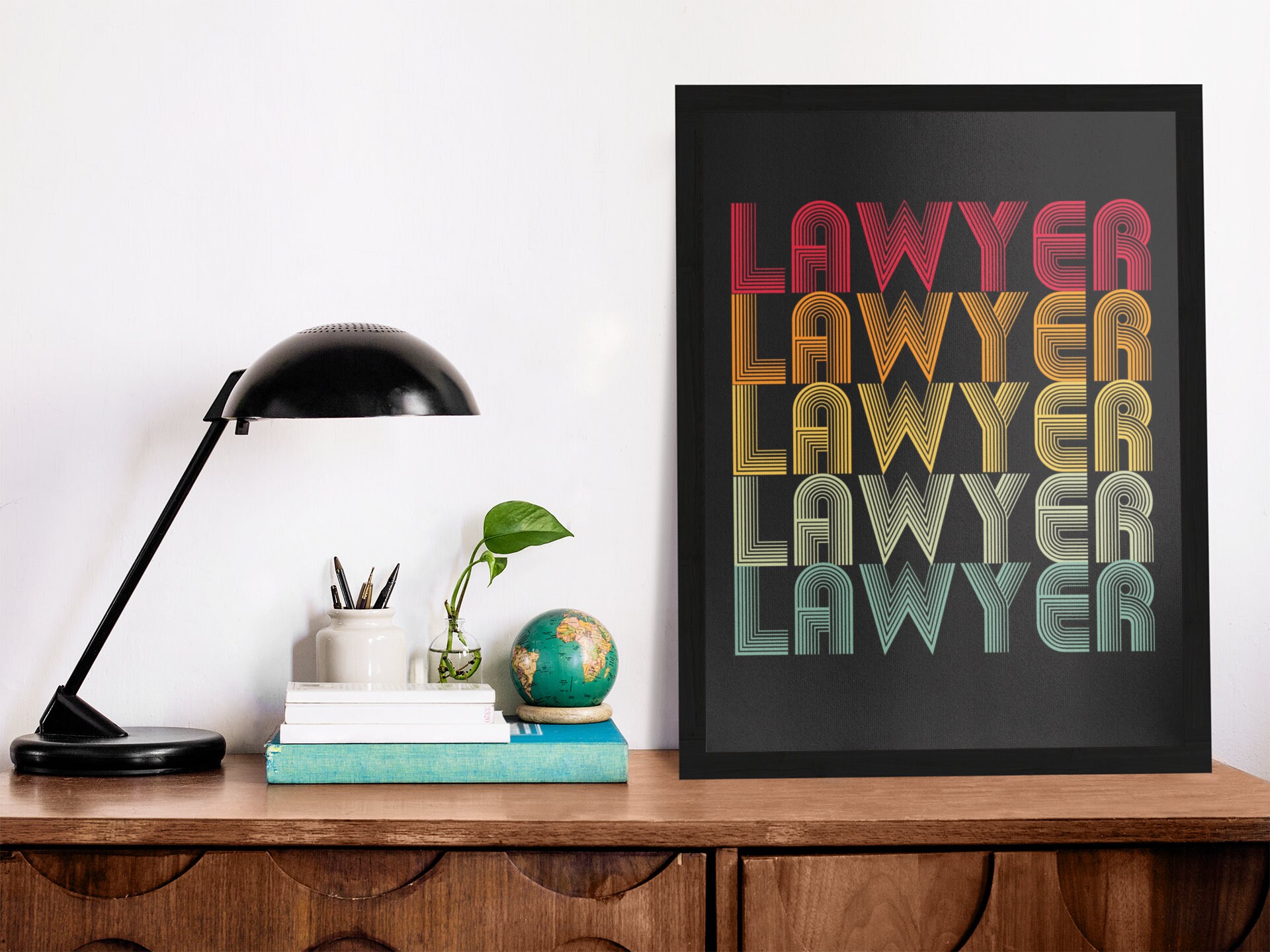 Lawyer Text on Premium Matte Vertical Posters, Lawyer Wall Art, Office ...