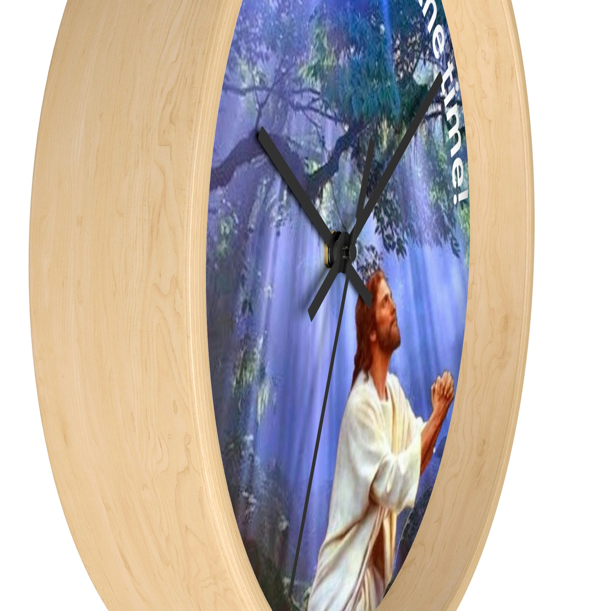 Jesus, Would You Look at the Time! Wall Clock, Religious Clock Gift ...
