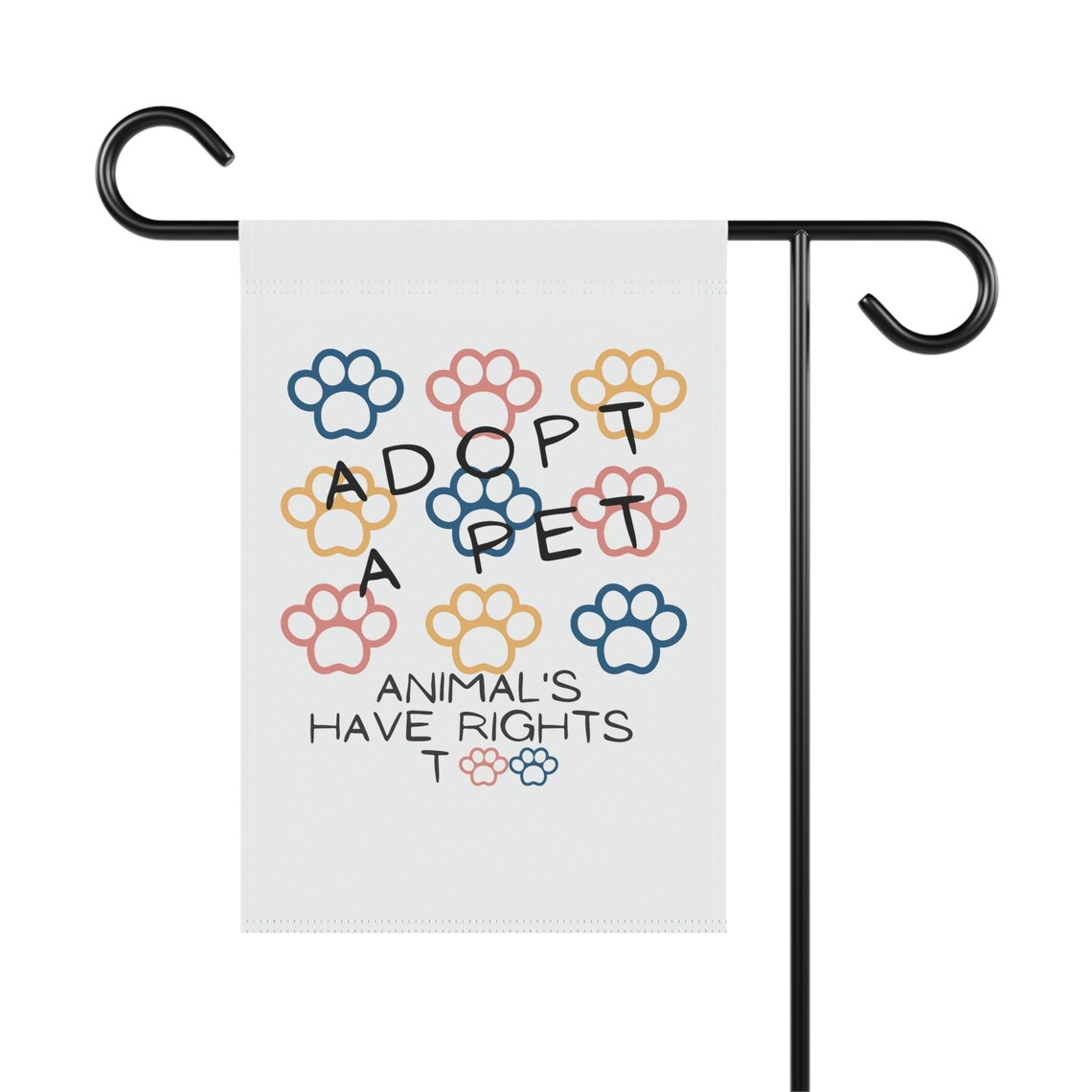 Garden & House Banner Adopt a Pet Pets Have Rights Too Banner for Pets ...