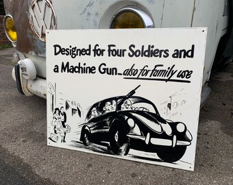 VW Volkswagen Aircooled Sign Traditional Signwriting Hand Painted - Etsy