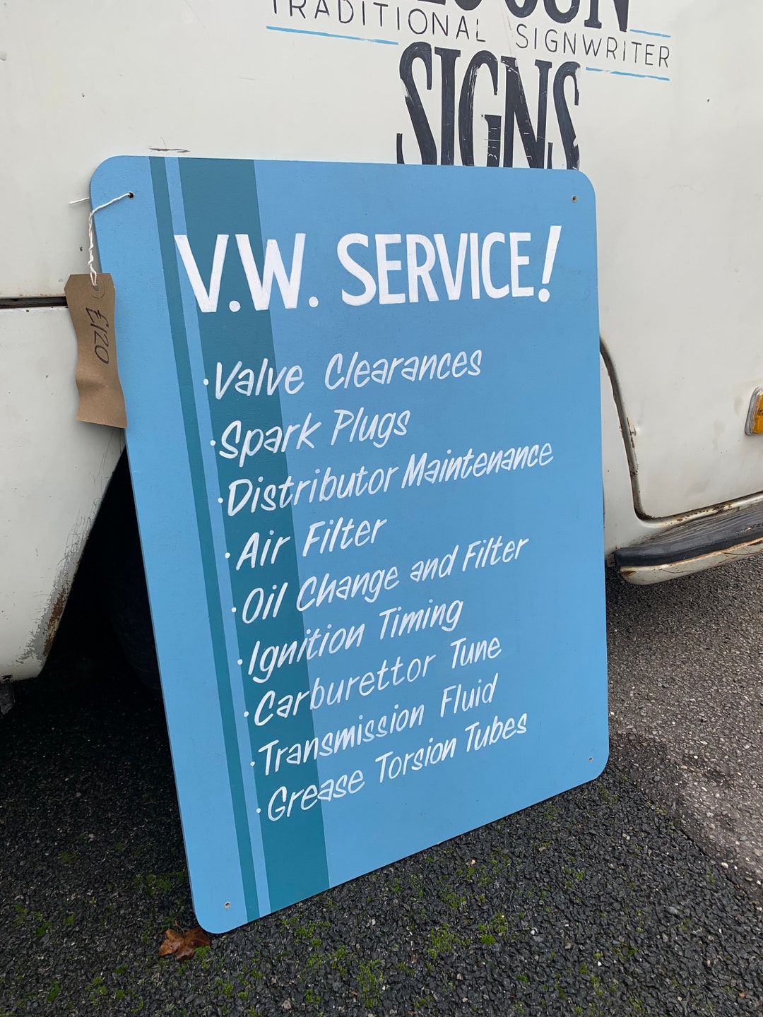 VW Volkswagen Aircooled Camper Beetle Service Garage Sign Traditional ...