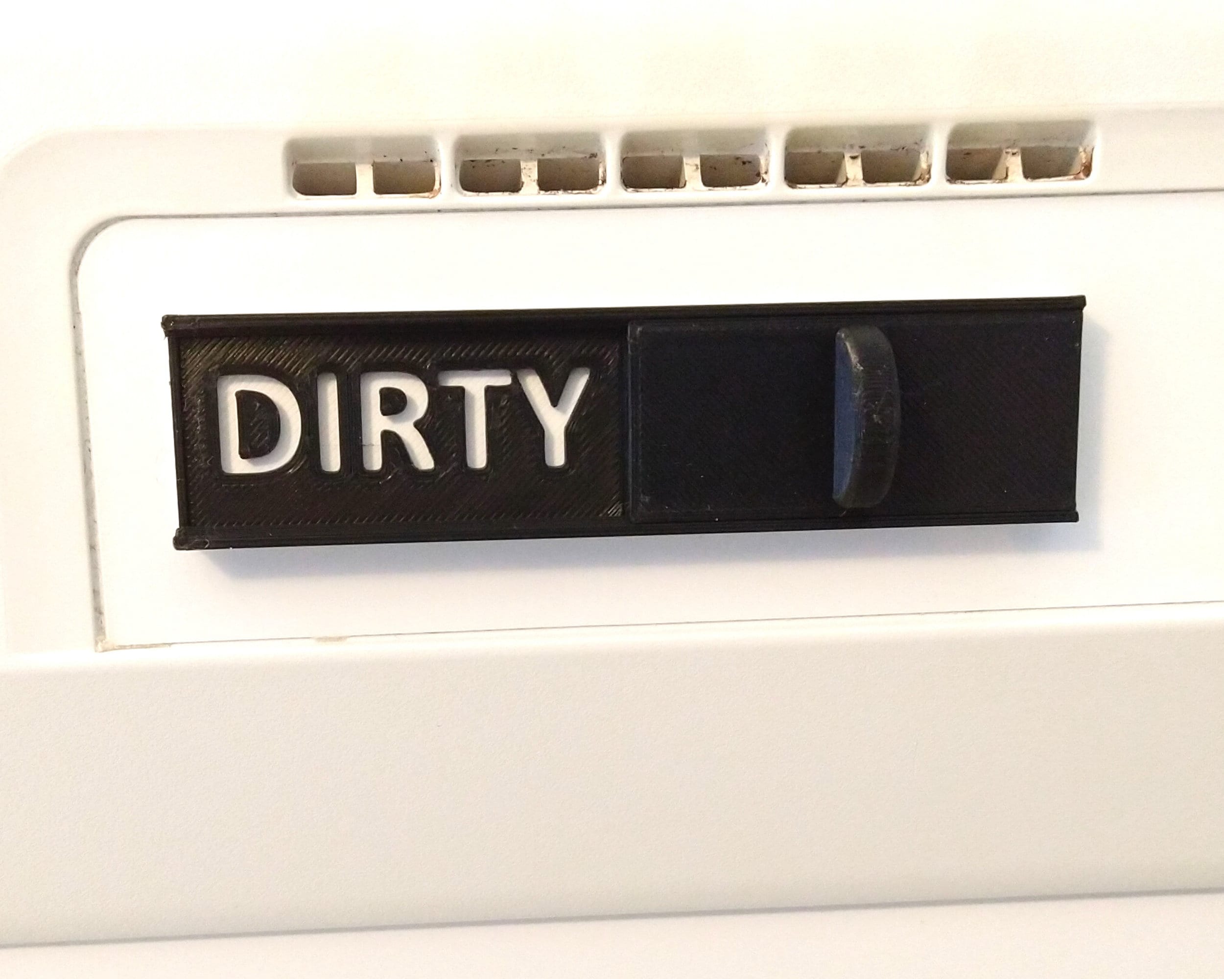 Clean/dirty Sliding Dishwasher Label Customizable Colors 3D Printed - Etsy