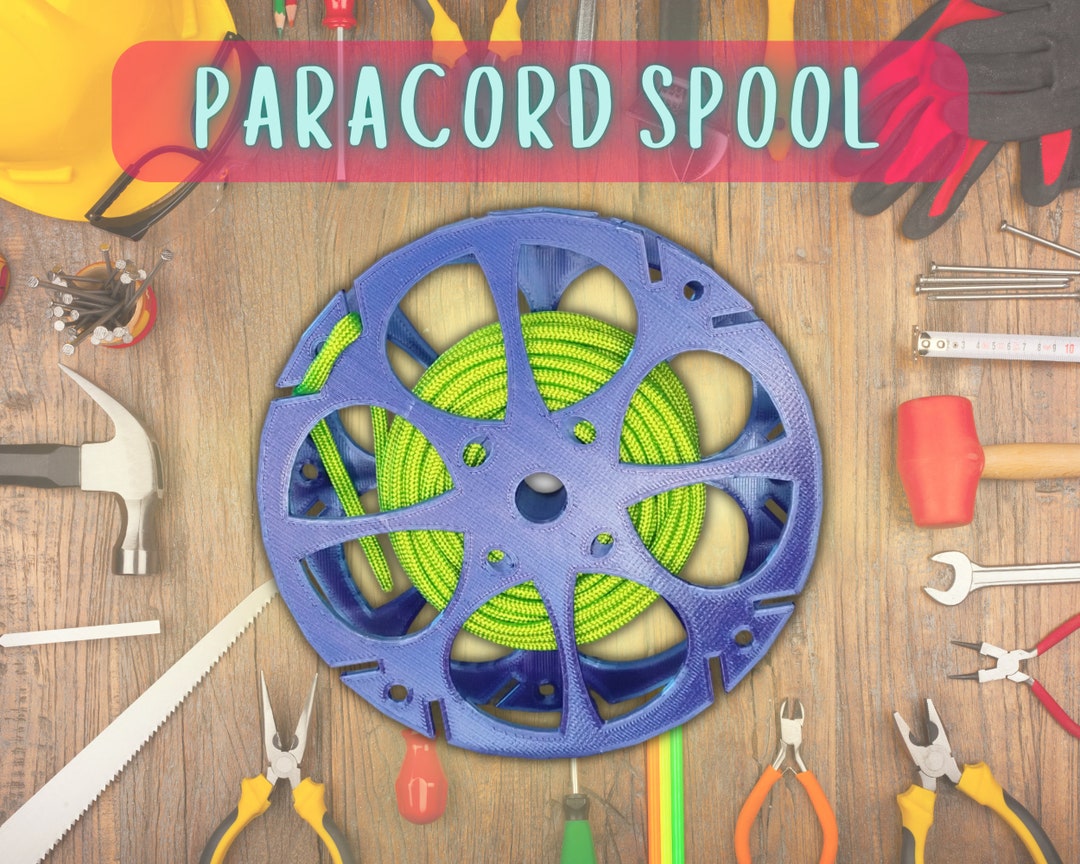 Storage Spool for Paracord Crafting | EDC Crafting Supplies | Notches ...