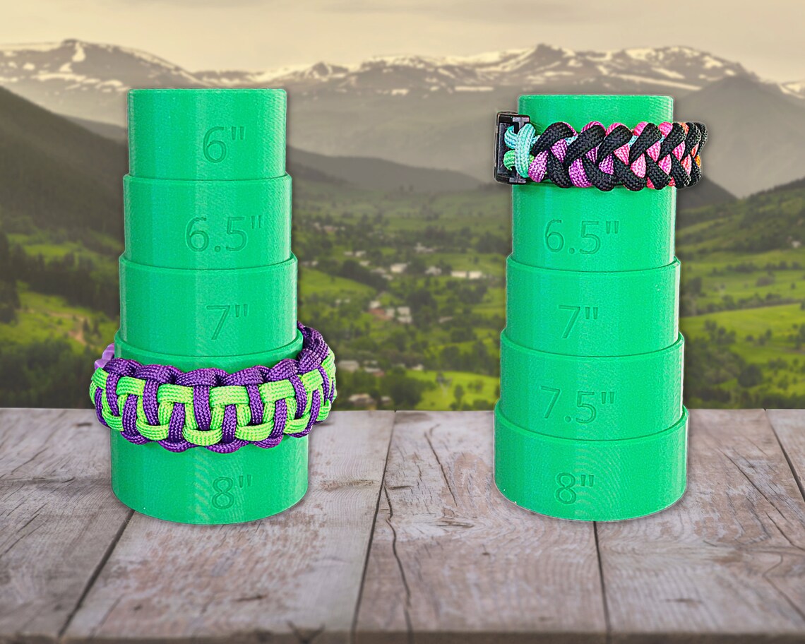 Sizing and Display Tower for Paracord and Other Bracelets 3D - Etsy