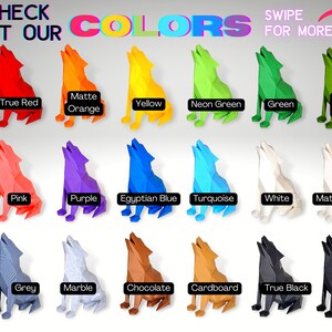 Temperature Blanket Color Chart Card 3D Printed Room for 10 Colors ...