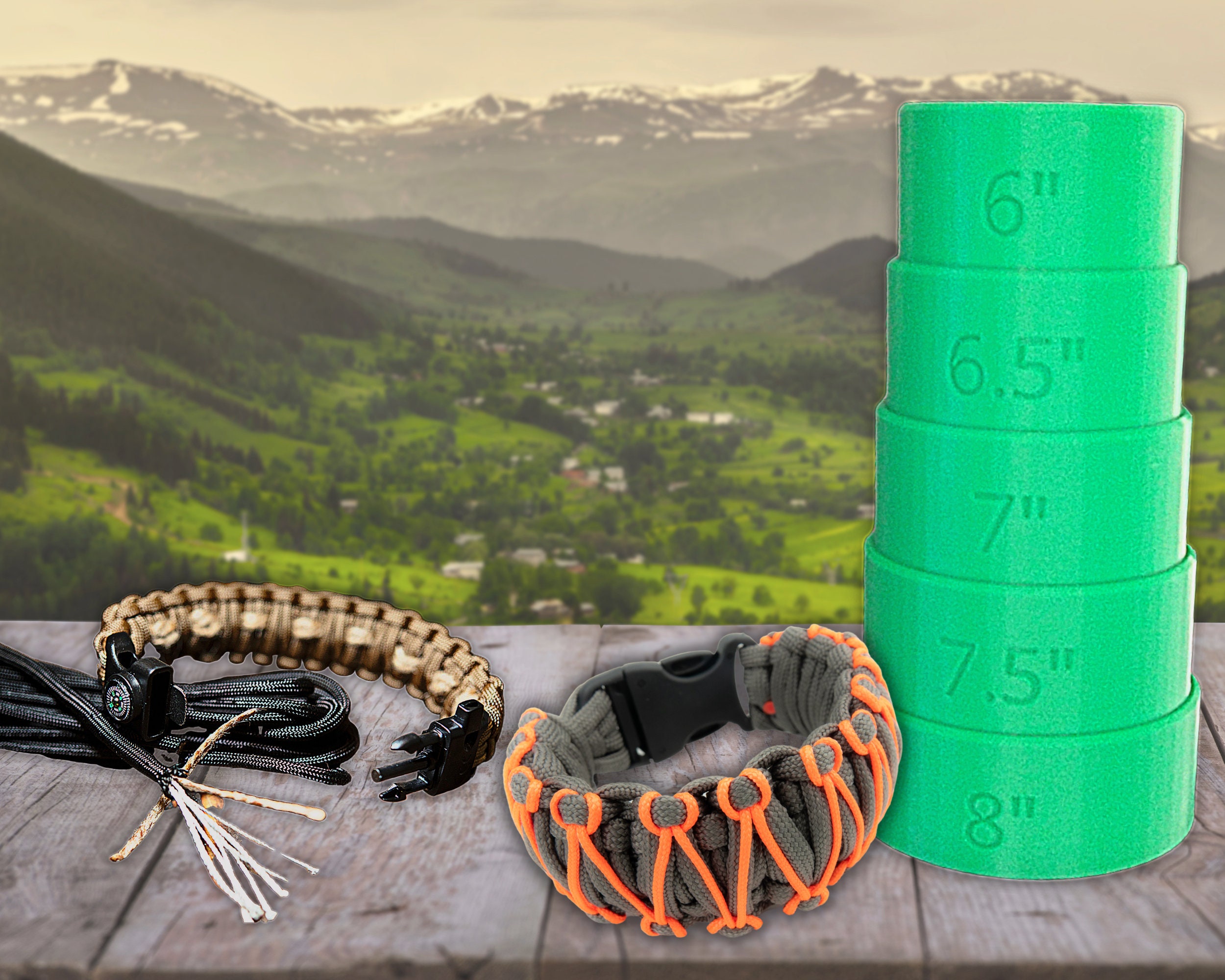 Sizing and Display Tower for Paracord and Other Bracelets 3D - Etsy