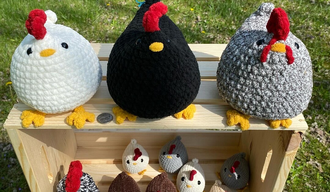 Chickens - Large Chickens + Surprise! - Etsy