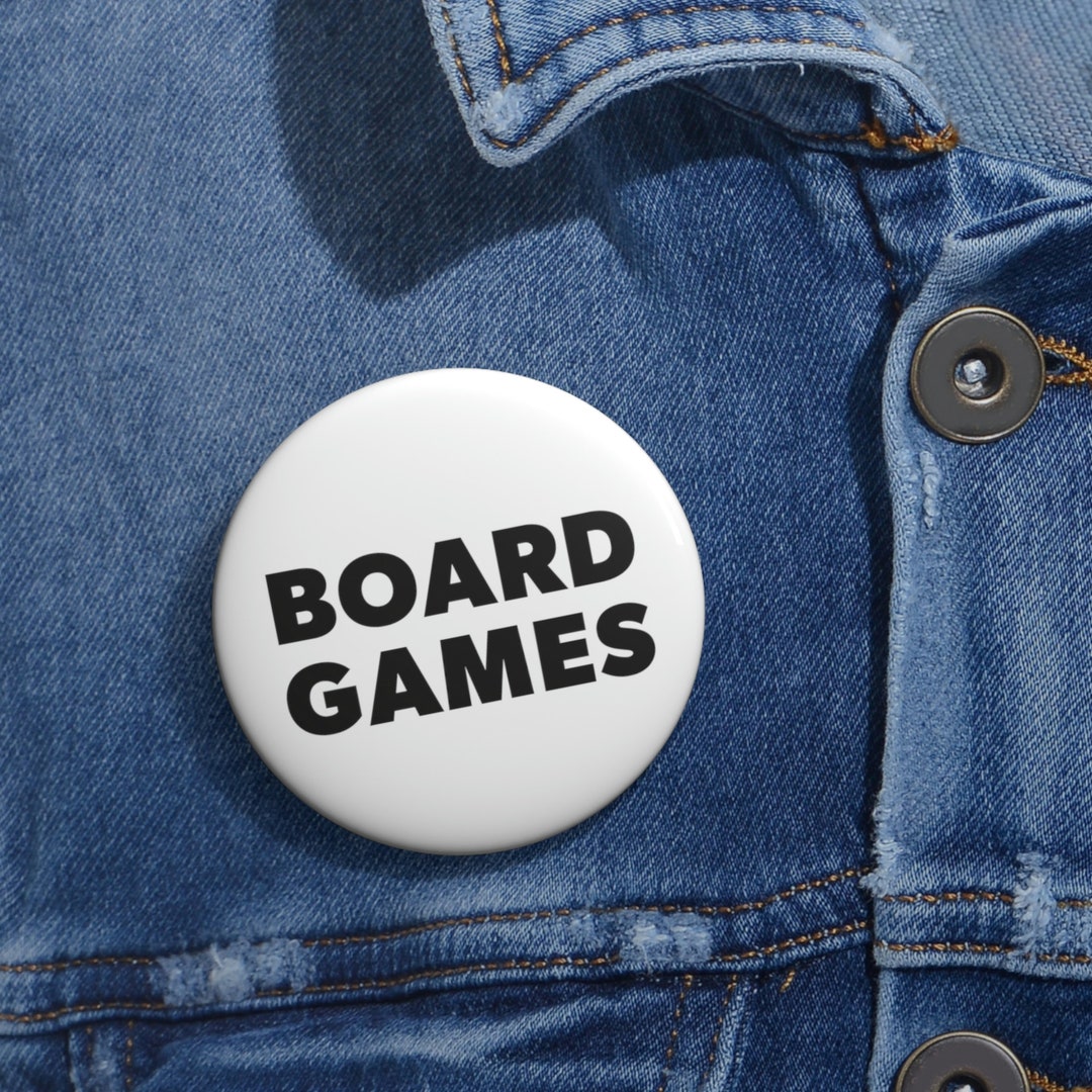 Board Games Pin Button - Board Game Minimal Aesthetic Backpack ...