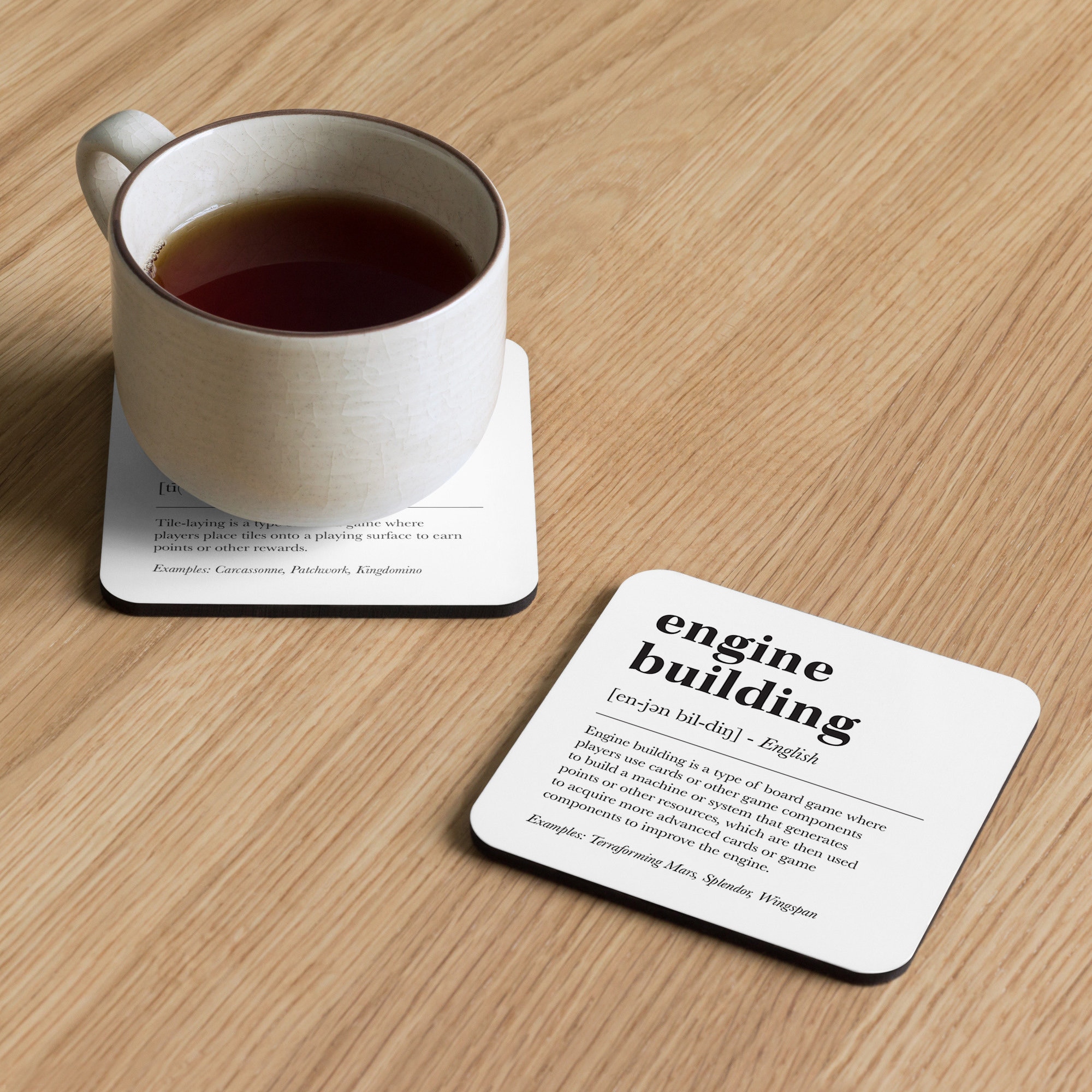Board Game Coasters Sets Customizable Gift for Gamer Room Decor Game ...